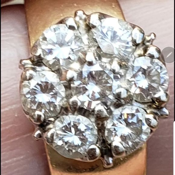 Zales | Jewelry | 4k 10 Ct Total Diamond Wt Stamped Inside Ring | Poshmark